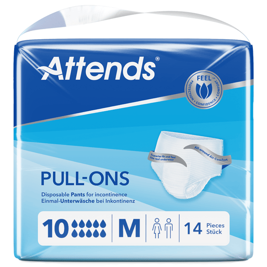 Attends Pull-Ons 10M - Pack of 14 Medium Incontinence Pants – Discount ...