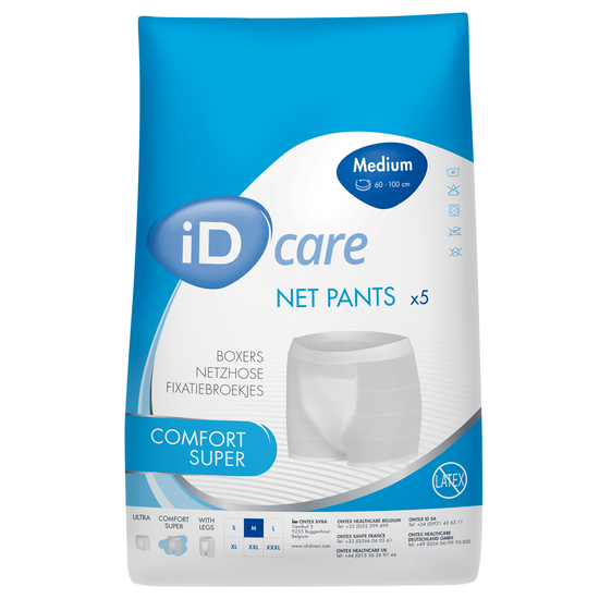 iD Care Net Pants Comfort Super Medium - 5 Pack Fixation Pants ...