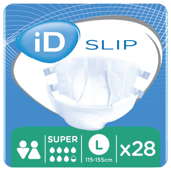 iD Expert Slip Super Large - 28 Pack Adult Incontinence Slips ...