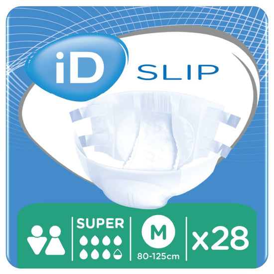 iD Expert Slip Super Medium - 28 Pack Disposable Adult Nappies ...